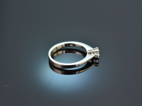Stuttgart um 1975! Sehr feiner Verlobungs Brillant Ring 0,55 ct Gold , 1.299,00