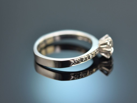 Stuttgart um 1975! Sehr feiner Verlobungs Brillant Ring 0,55 ct Gold , 1.299,00